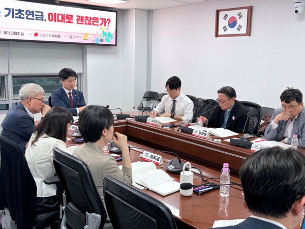 주명룡 대표, 연금과 일자리를 결합한 구조로 기초연금 개편해야